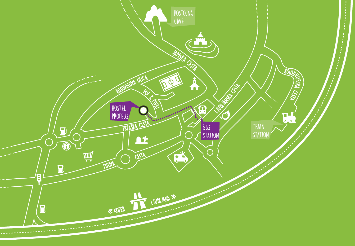 Map B Bus YH Proteus Map B Bus YH Proteus